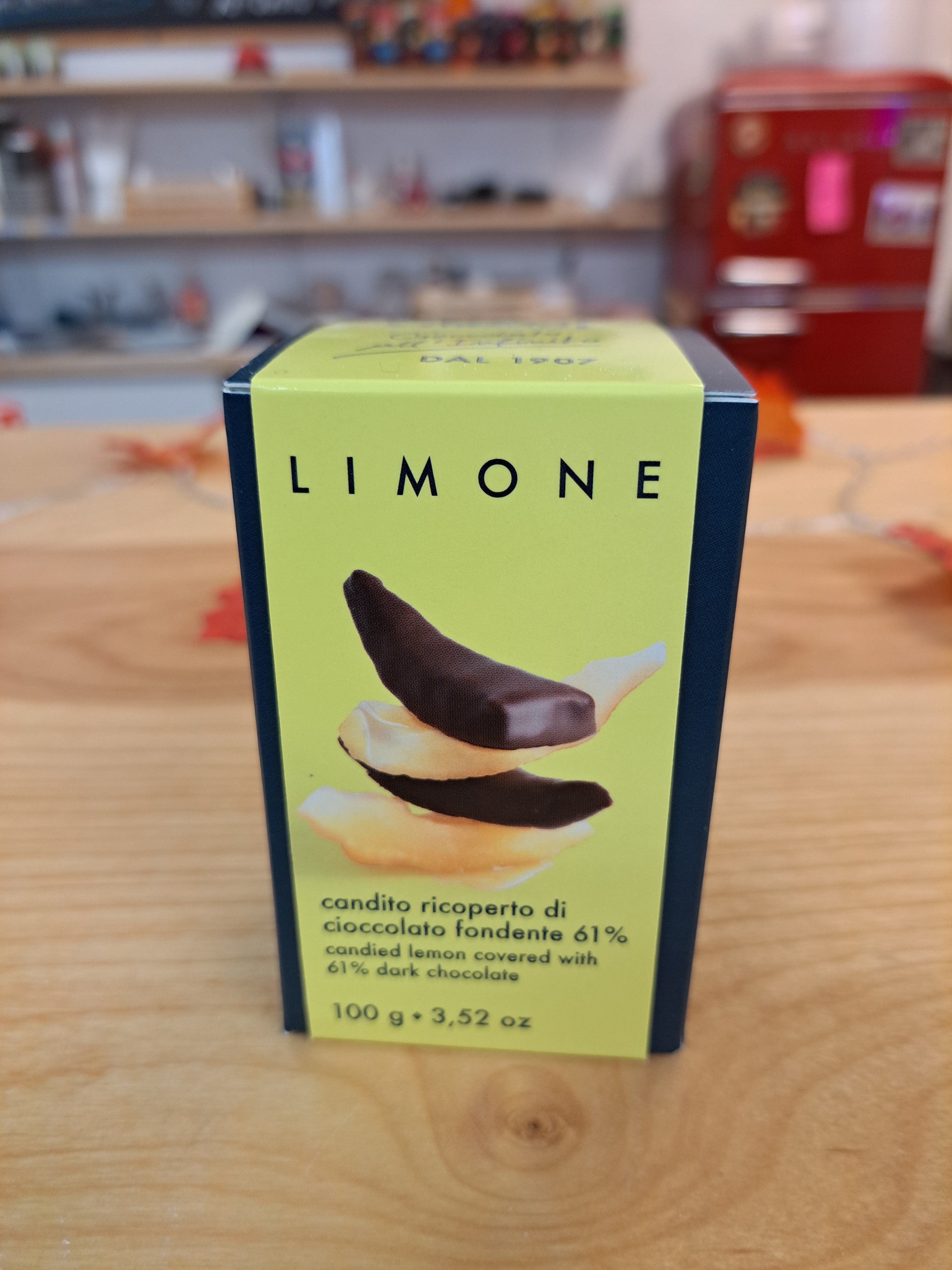 Limone Chocolate Covered Candied Lemon Peel – Italian Food Store