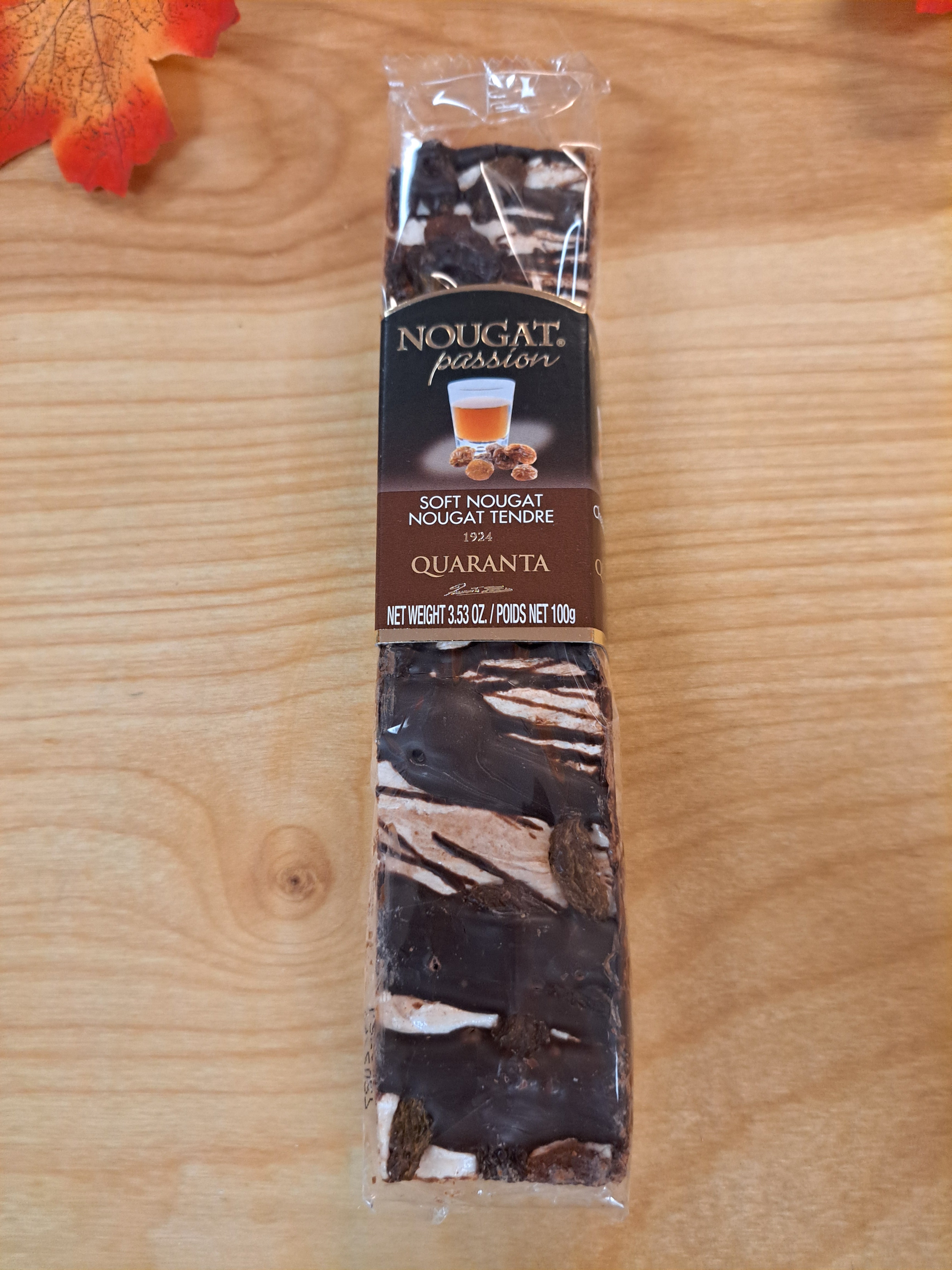 Quaranta Soft Nougat with Chocolate and Raisins – Italian Food Store